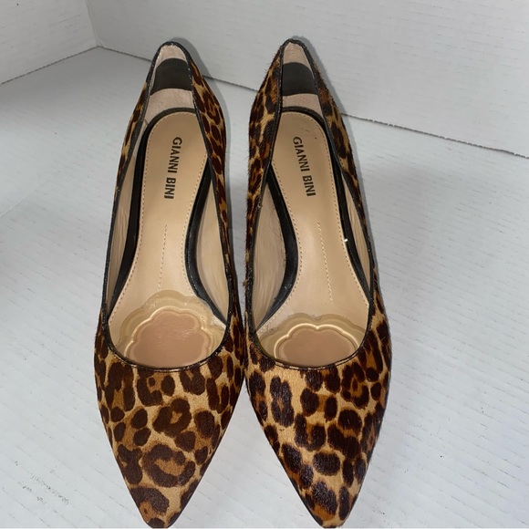 Gianni Bini | Shoes | Gianni Bini Animal Print Block Heel Shoes | Poshmark